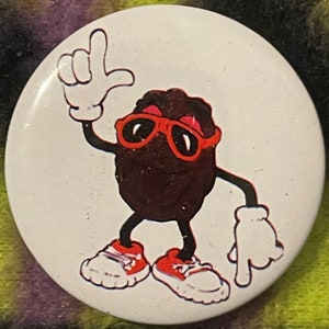 Vintage 1980s Complete Set All 9 California Raisins Tin Pins WOW the ...