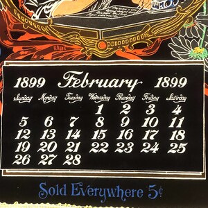 Rare Vintage 1970s Coke Coca-cola Scroll Cloth With Tassels 1899 ...