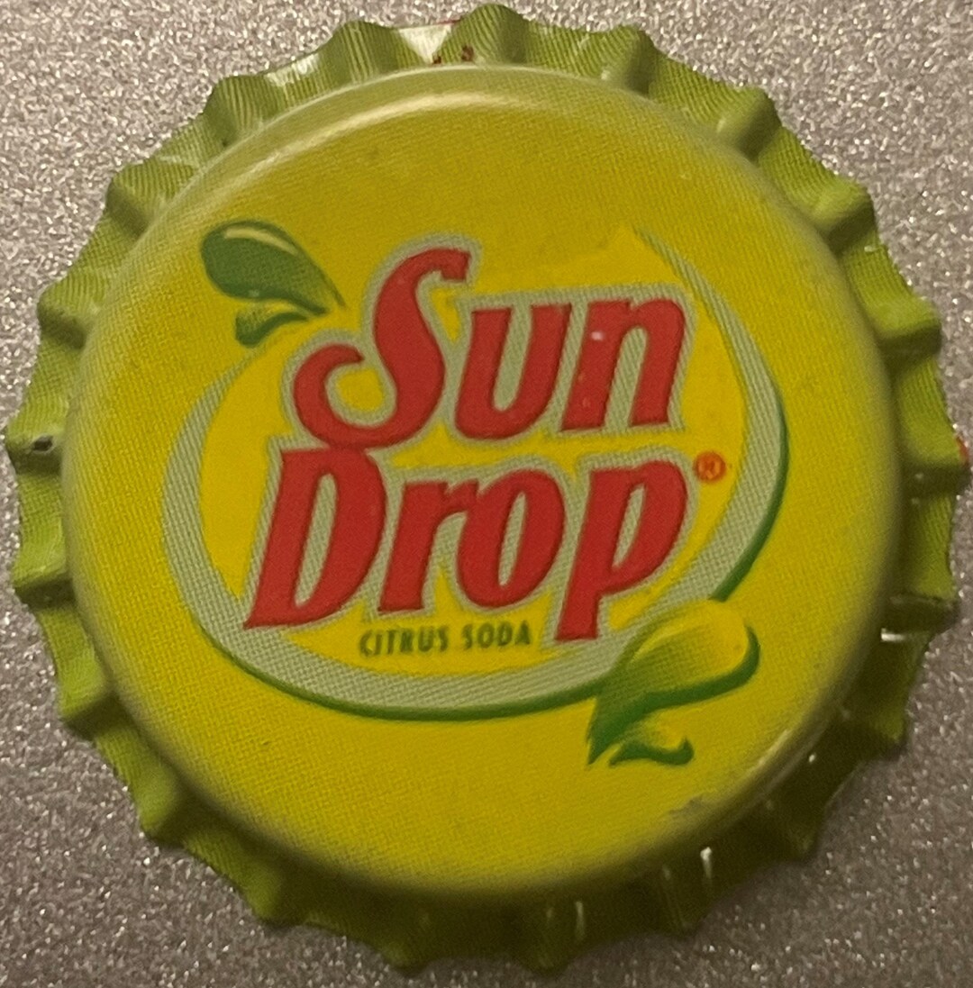Rare Vintage Sun Drop Bottle Cap Sponsored by Dale Earnhardt. - Etsy