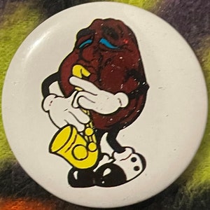 Vintage 1980s Complete Set All 9 California Raisins Tin Pins WOW the ...