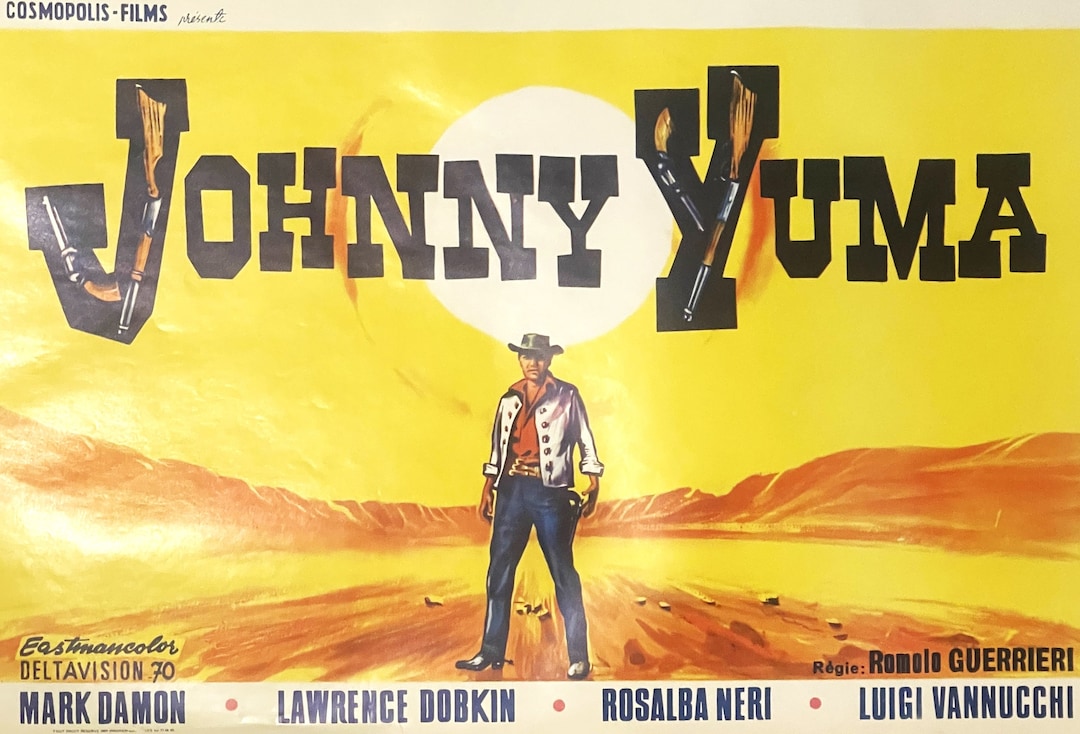 Rare Vintage 1966 Johnny Yuma Spaghetti Western Belgium Movie Poster - Etsy