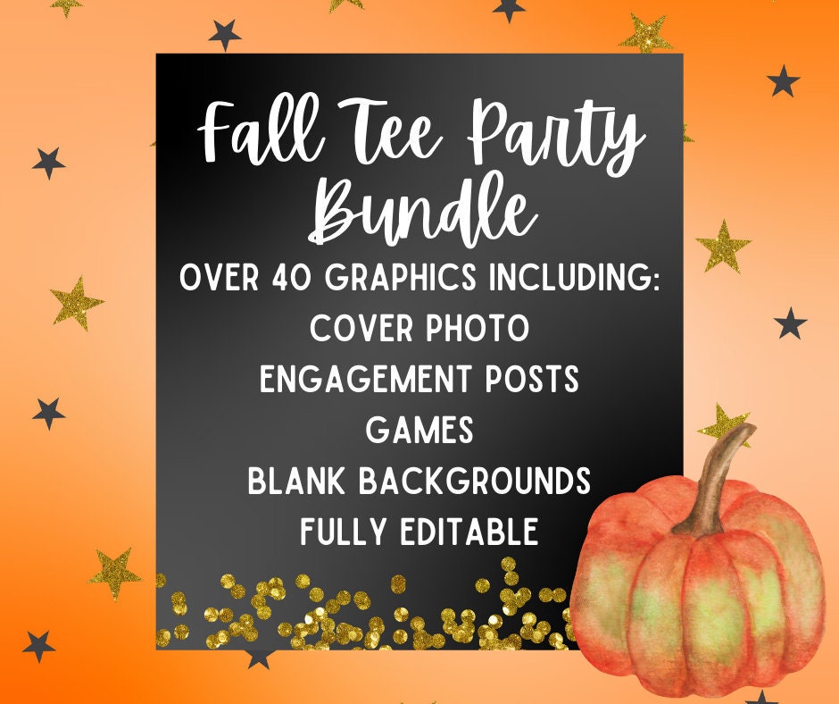 Fall Tee Party Graphics Bundle - Tshirt Party Graphics - T Shirt Party ...