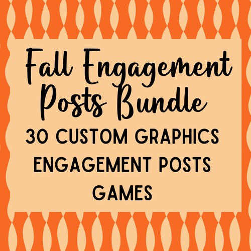 Fall Facebook Engagement Facebook Games Interactive Posts - Etsy