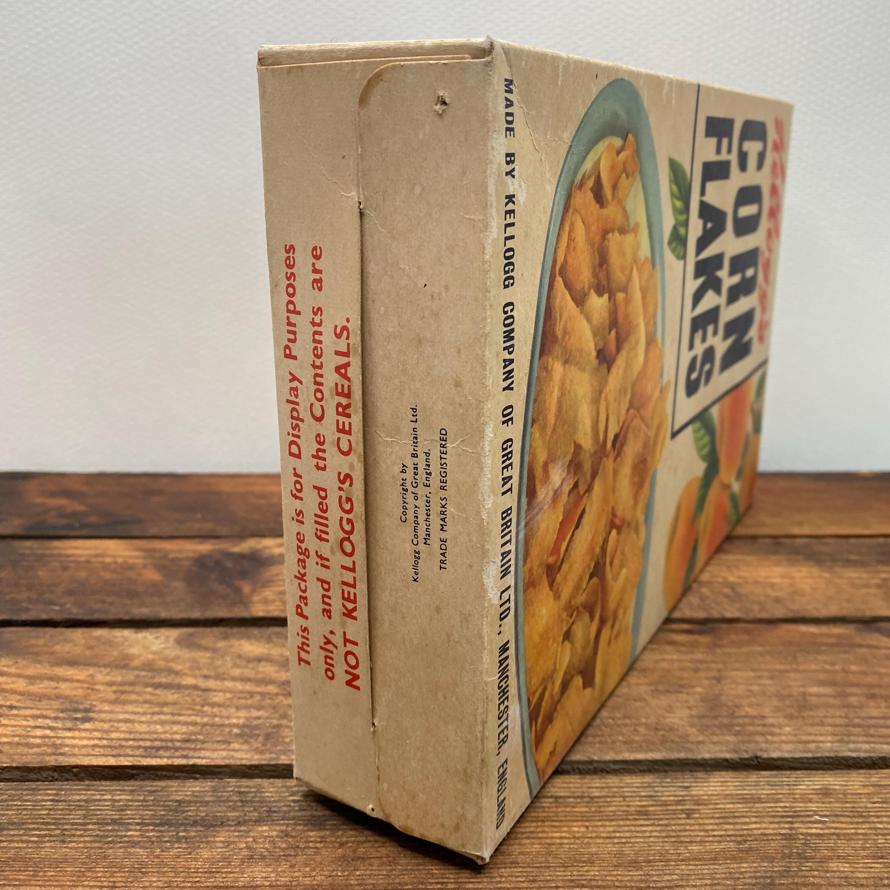 Rare 1960's Kellogg's Corn Flakes Cereal Shop Advertising Display Box ...
