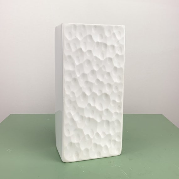Thomas Germany White Ceramic Vase 1970's - Etsy