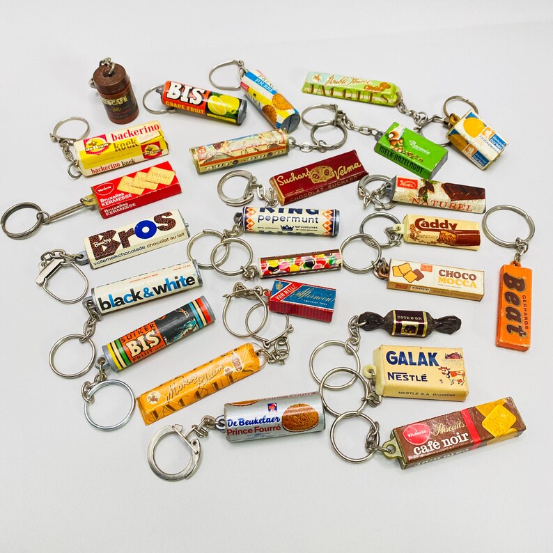 25 Vintage Super Cool Advertising Keyring Keychain Keyrings From the ...