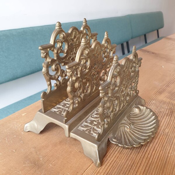 Brass Letter Holder - Etsy