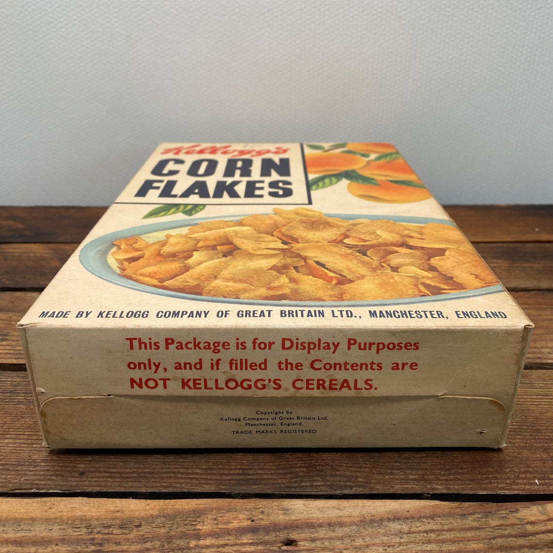 Rare 1960's Kellogg's Corn Flakes Cereal Shop Advertising Display Box ...