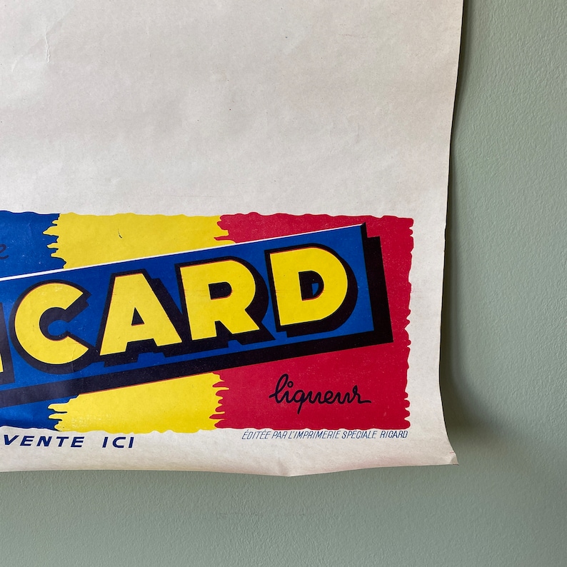 French Ricard Soccer Football Poster Poster 1950's - Etsy