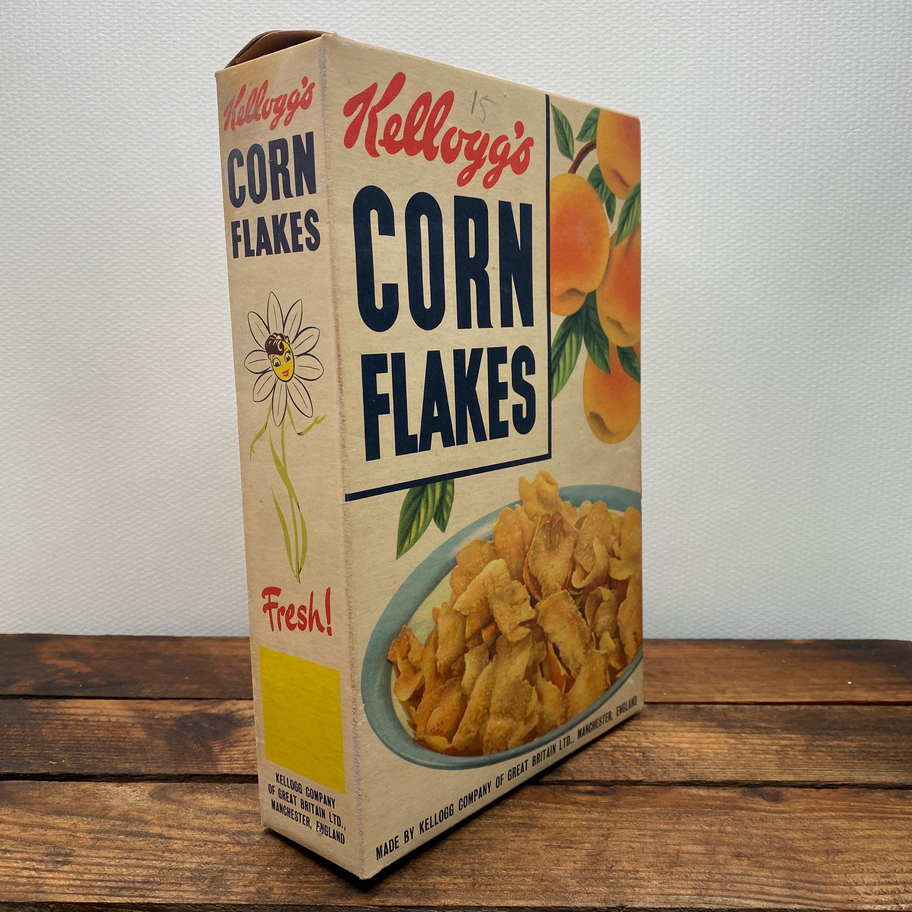 Rare 1960's Kellogg's Corn Flakes Cereal Shop Advertising Display Box ...