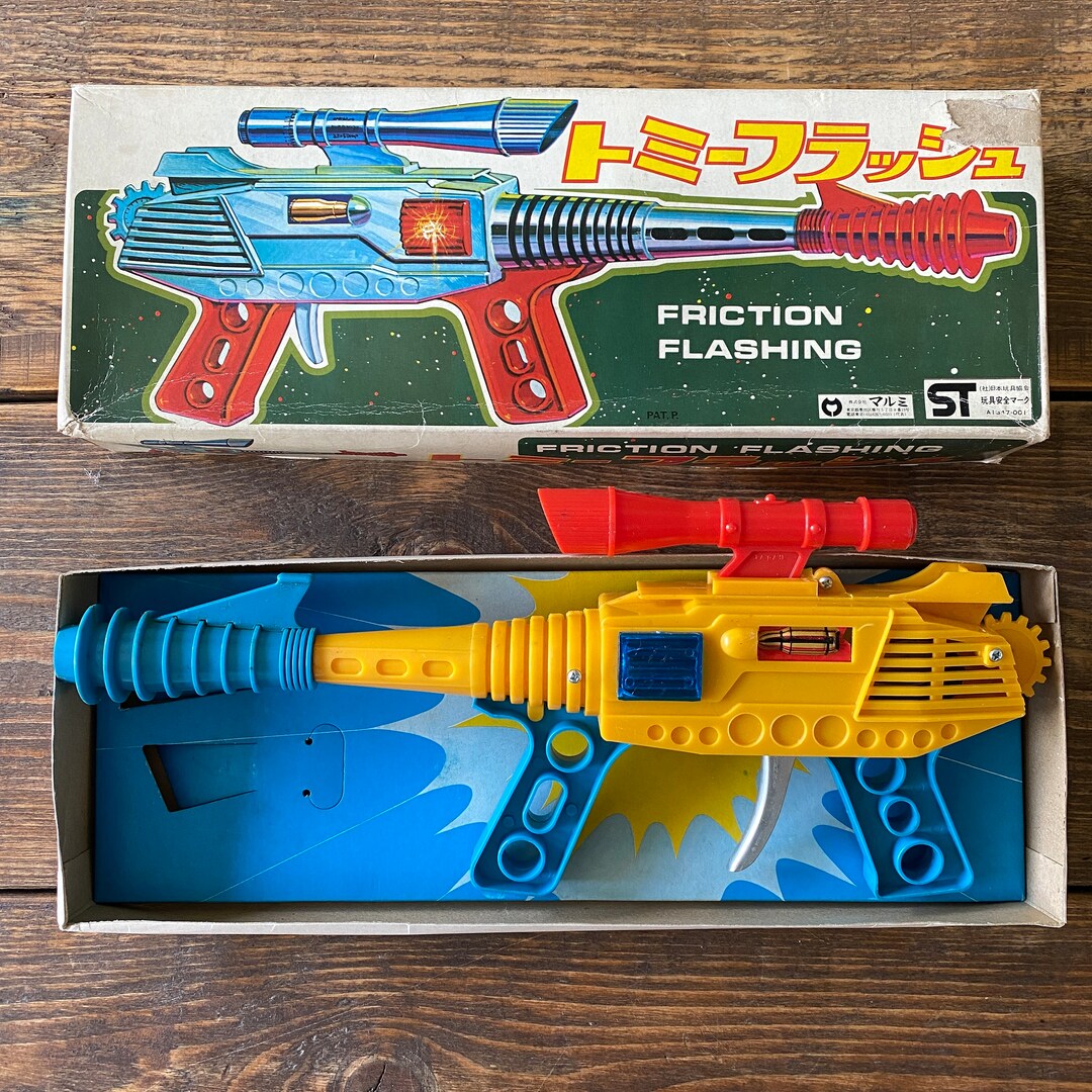 Vintage Friction Toy Space Ray Gun in Original Box 1960's 70's Japan - Etsy