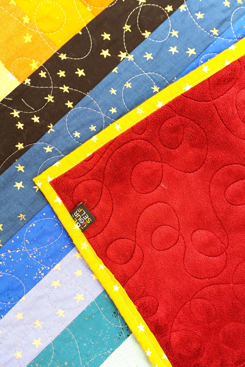 Colorful Throw Quilt - Etsy