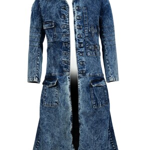 Denim Long Coat - Etsy