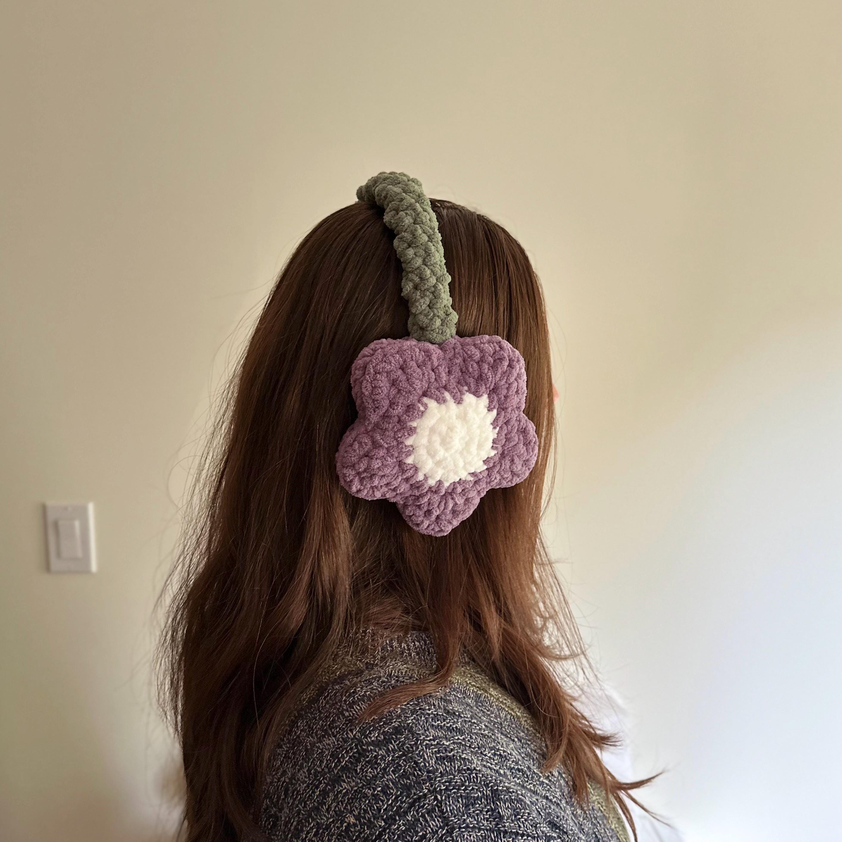 Crochet Flower Earmuff PDF Pattern | Digital Pattern | Beginner Crochet ...
