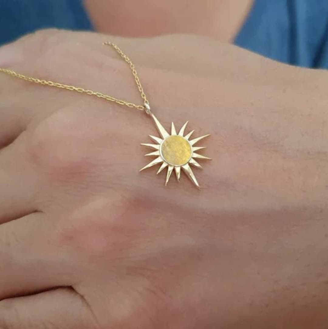 Handmade Libyan Desert Glass Pendant: Raw Stone Necklace, Minimalist ...