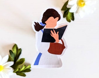 Disney Sticker Beauty and the Beast / Belle Stickers / Clear Vinyl ...