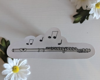 Flute Keys Clear Sticker Musical Instrument Sticker - Etsy