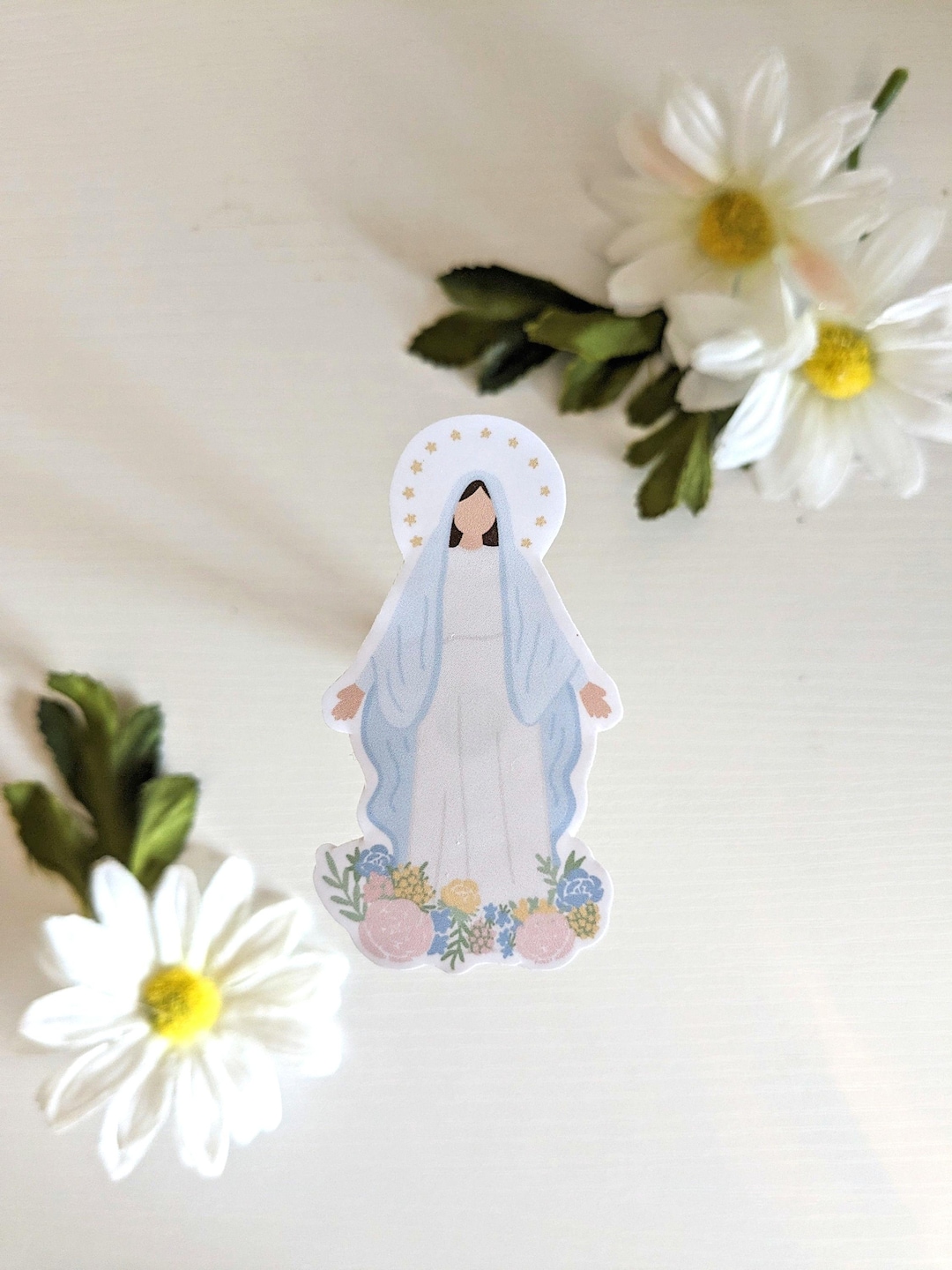 Mary Sticker - Etsy
