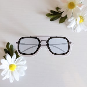 Tony Stark Edith Glasses Sticker - Etsy