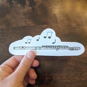 Flute Sticker - Etsy