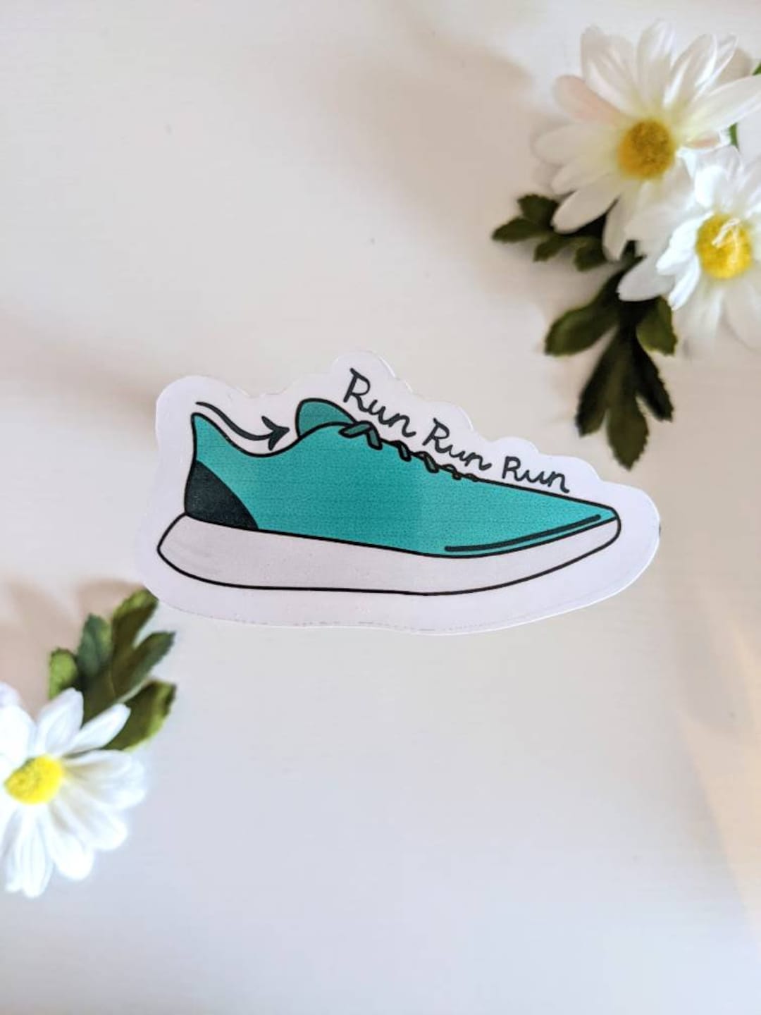 Running Shoe Sticker - Etsy