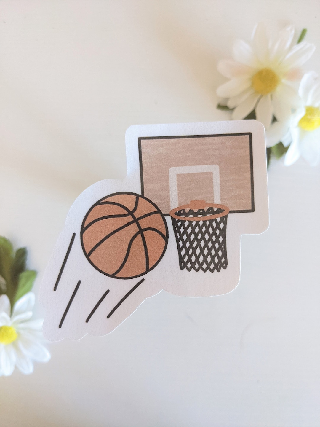 Basketball Hoop Sticker - Etsy