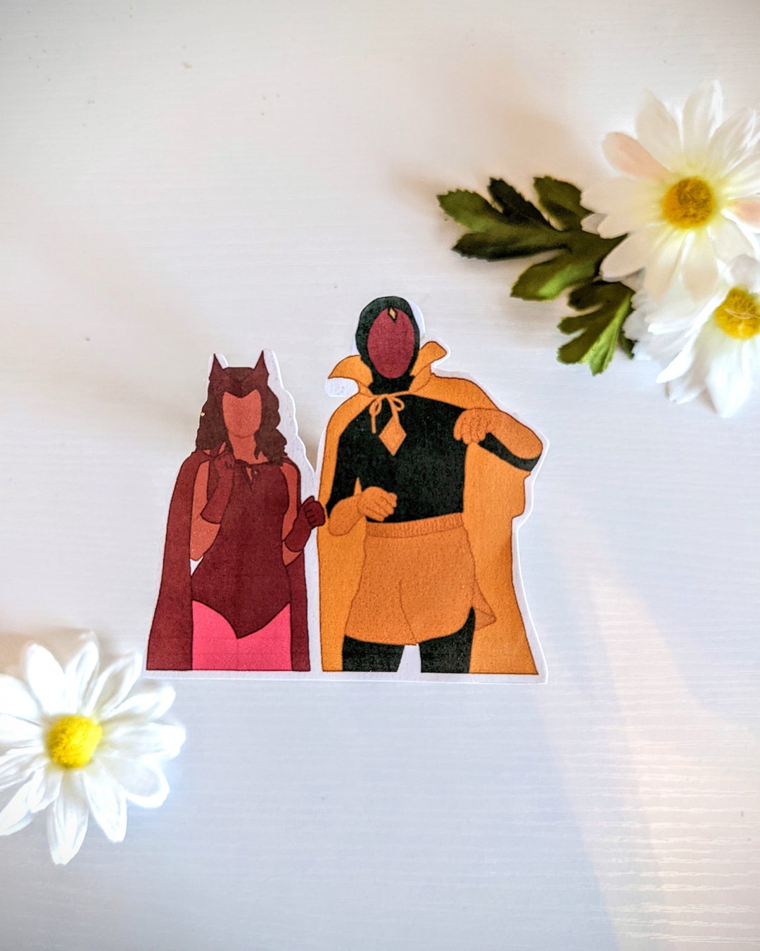 Halloween Wandavision Sticker - Etsy