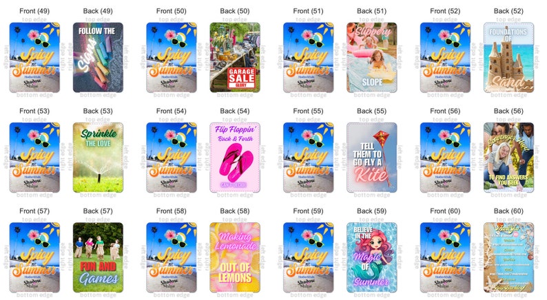 Spicy Summer Oracle Deck - Shadow N Shine - Heather Schultz - Etsy