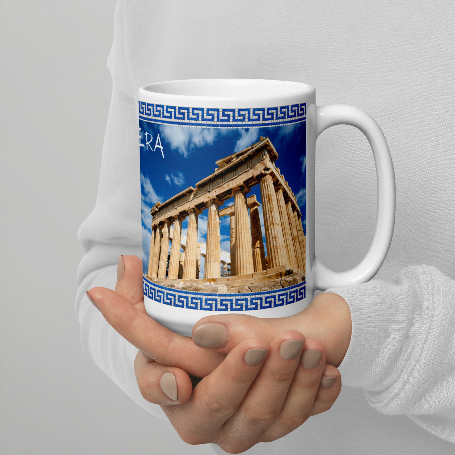 Greek Mug, Akropolis, Athens, Parthenon, Kalimera, Good Morning Coffee ...