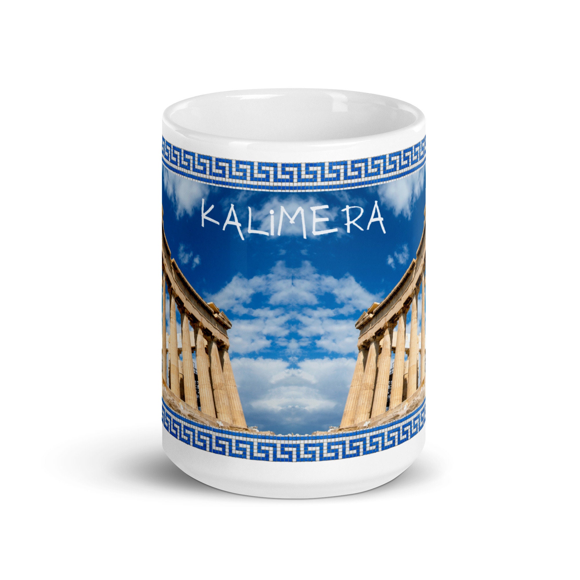 Greek Mug, Akropolis, Athens, Parthenon, Kalimera, Good Morning Coffee ...