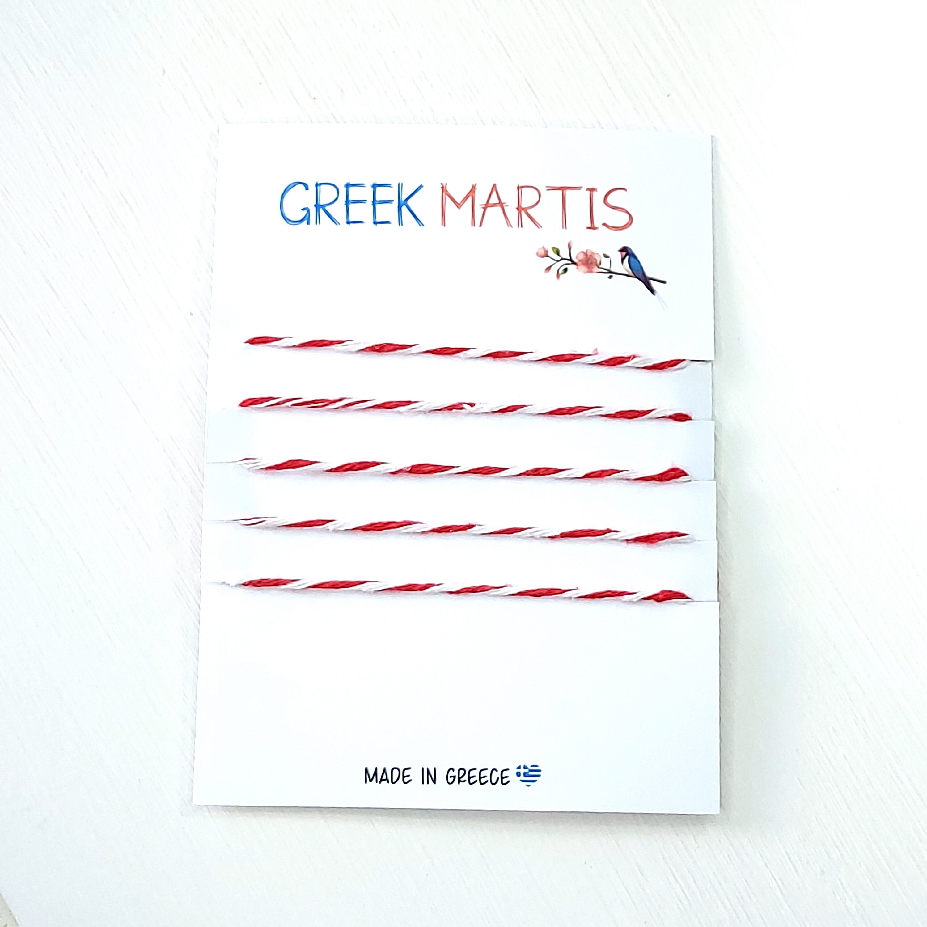 Traditional Greek Martaki Martis March Spring Bracelet, Red String ...