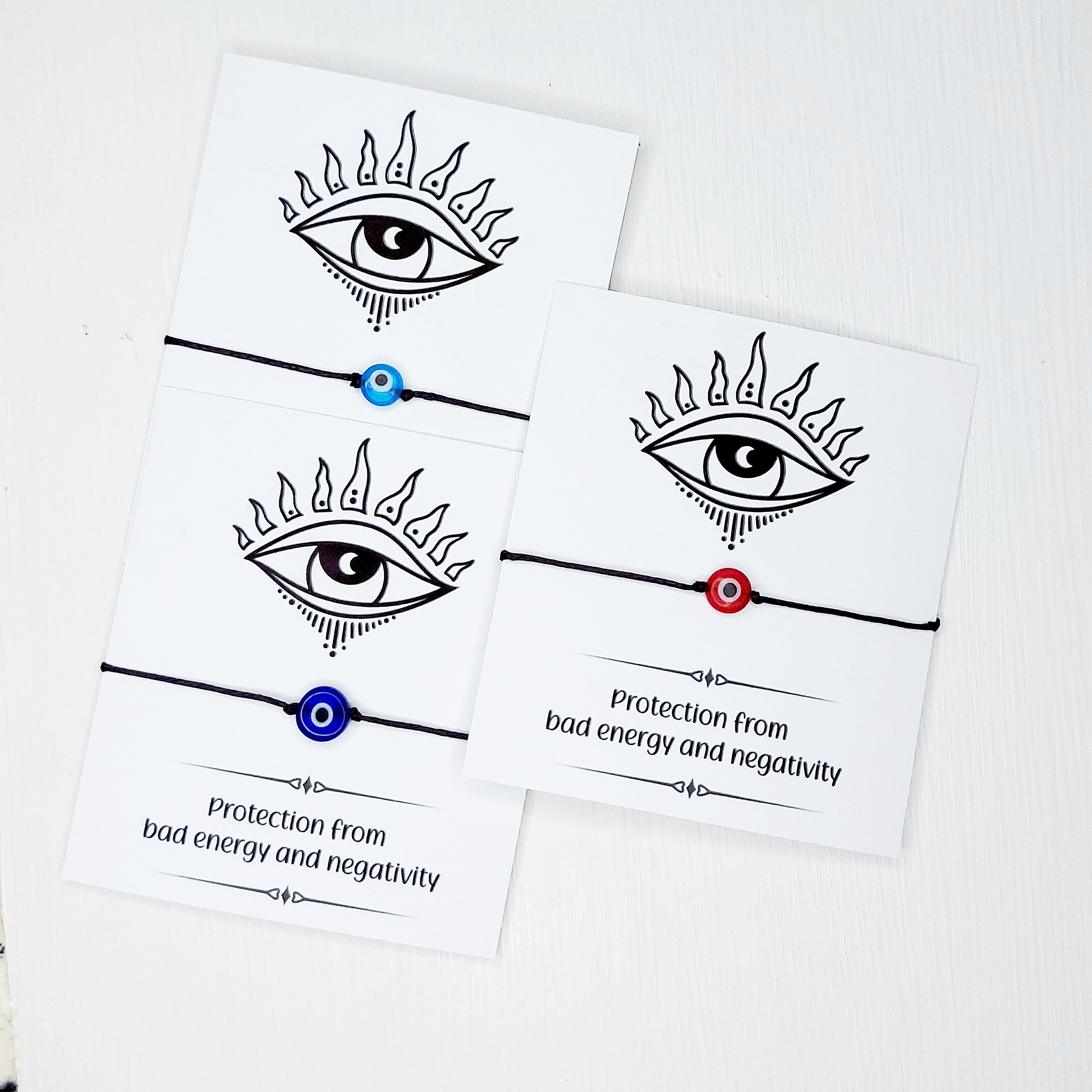 Evil Eye Wish Bracelet, Protection Bracelet, Evil Eye Jewelry, Nazar ...