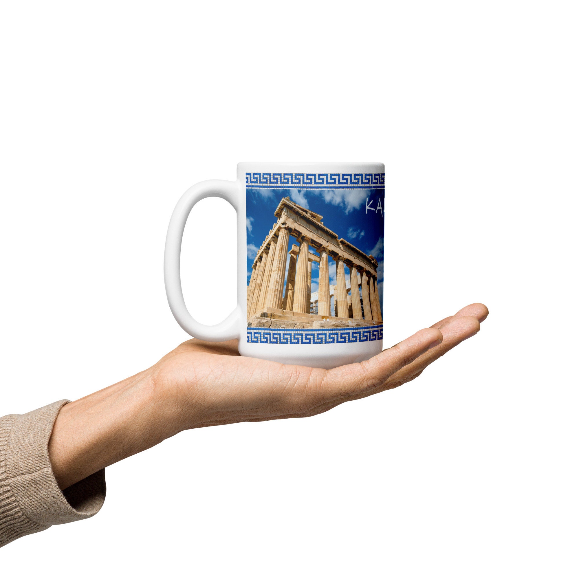 Greek Mug, Akropolis, Athens, Parthenon, Kalimera, Good Morning Coffee ...