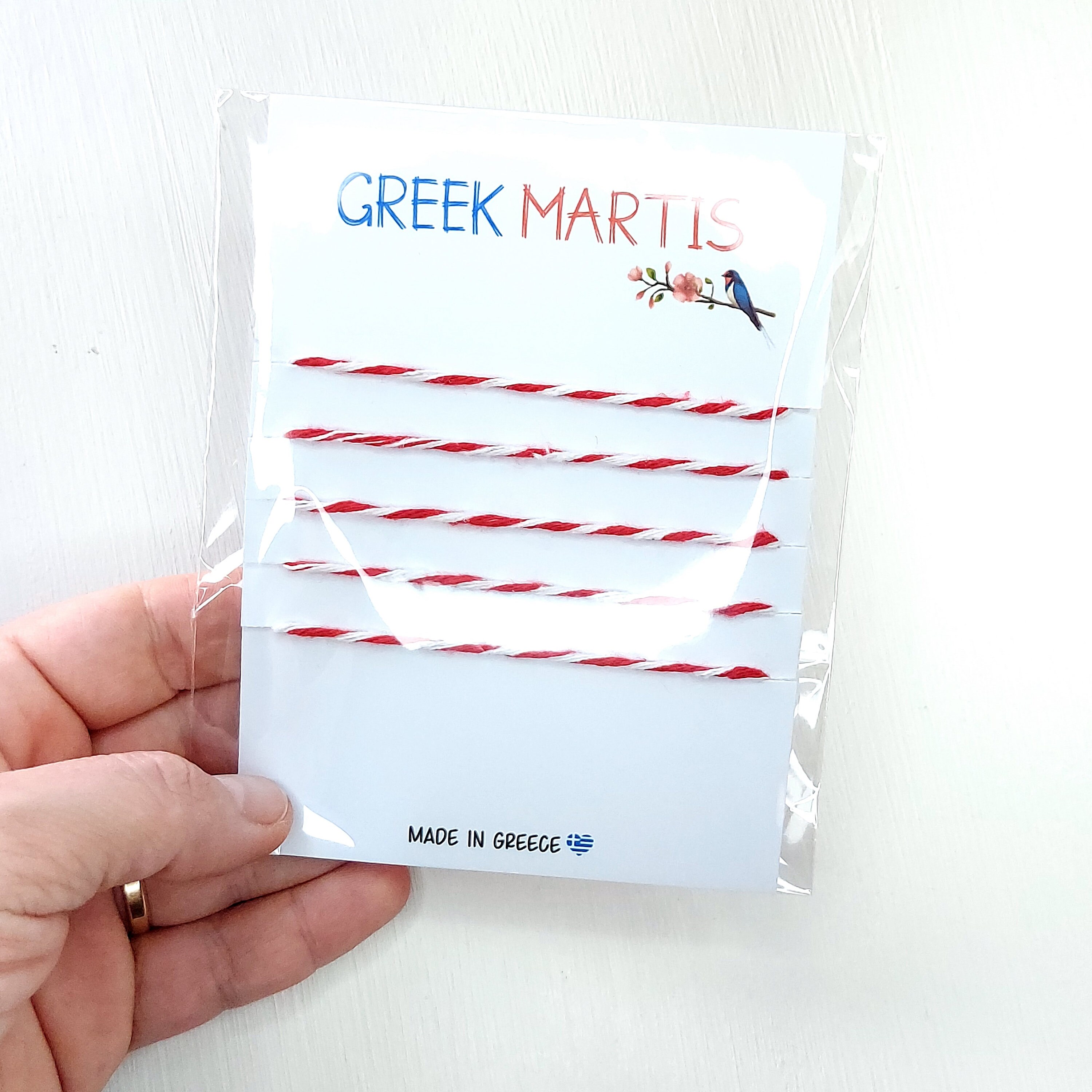 Traditional Greek Martaki Martis March Spring Bracelet, Red String ...