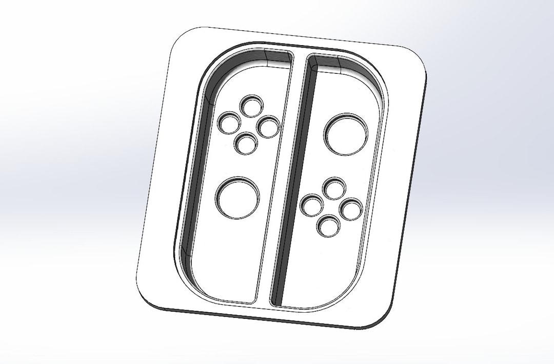 Small Gaming Controller Chocolate Mold STL - Etsy