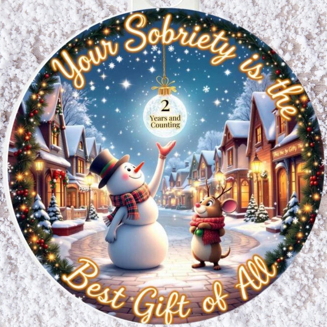 A Heartfelt Milestone Gift, Personalized Best Gift of All! Sobriety ...