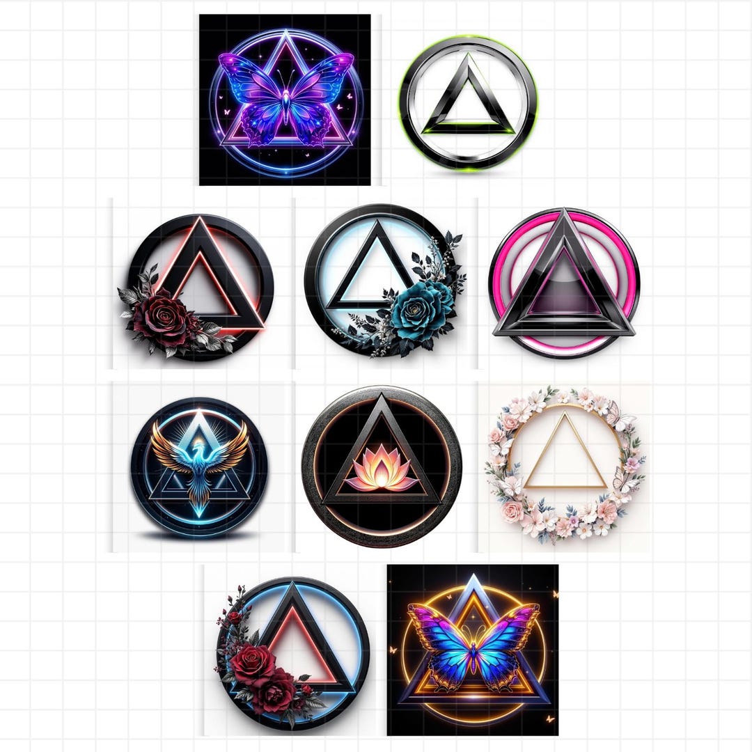 AA Symbol Digital Download, Sobriety Recovery Gift, Instant PNG Print ...