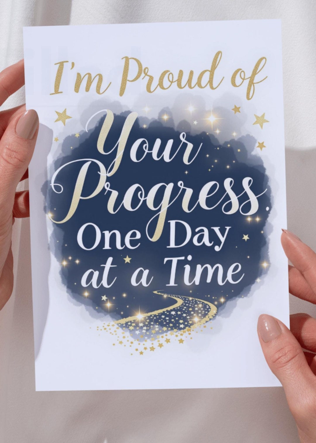 I’m Proud of Your Progress Digital Card Printable Sobriety ...