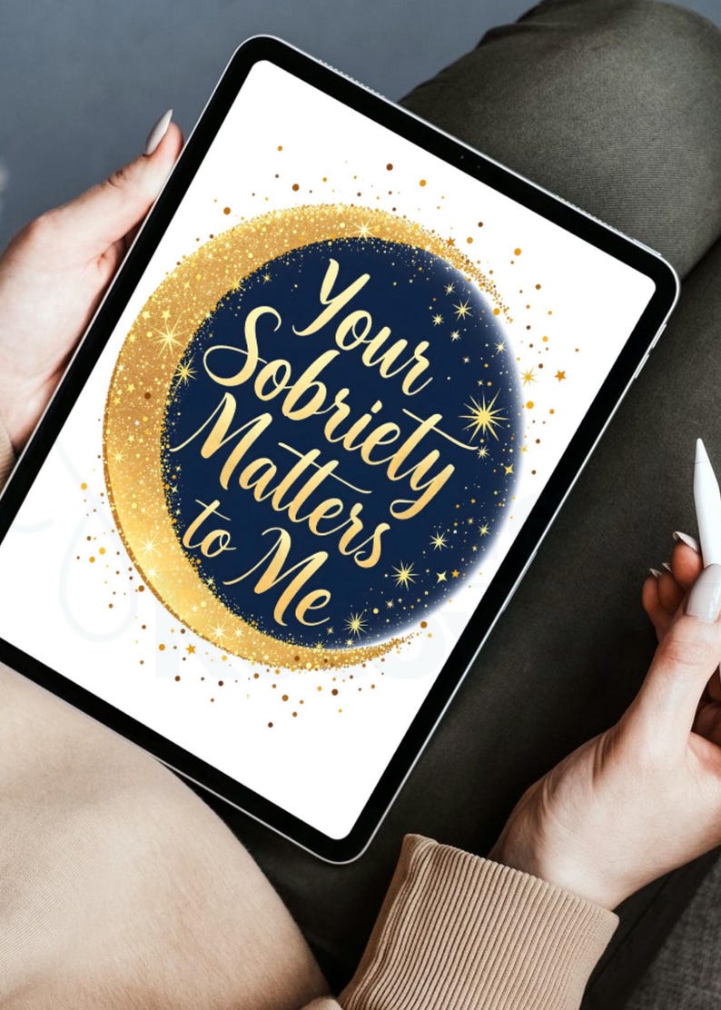 Your Sobriety Matters to Me Digital Card – Printable Recovery ...