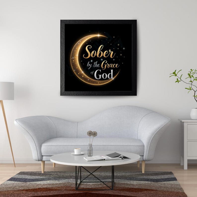 Sober by the Grace of God PNG, Sober Living Digital Download, Recovery ...