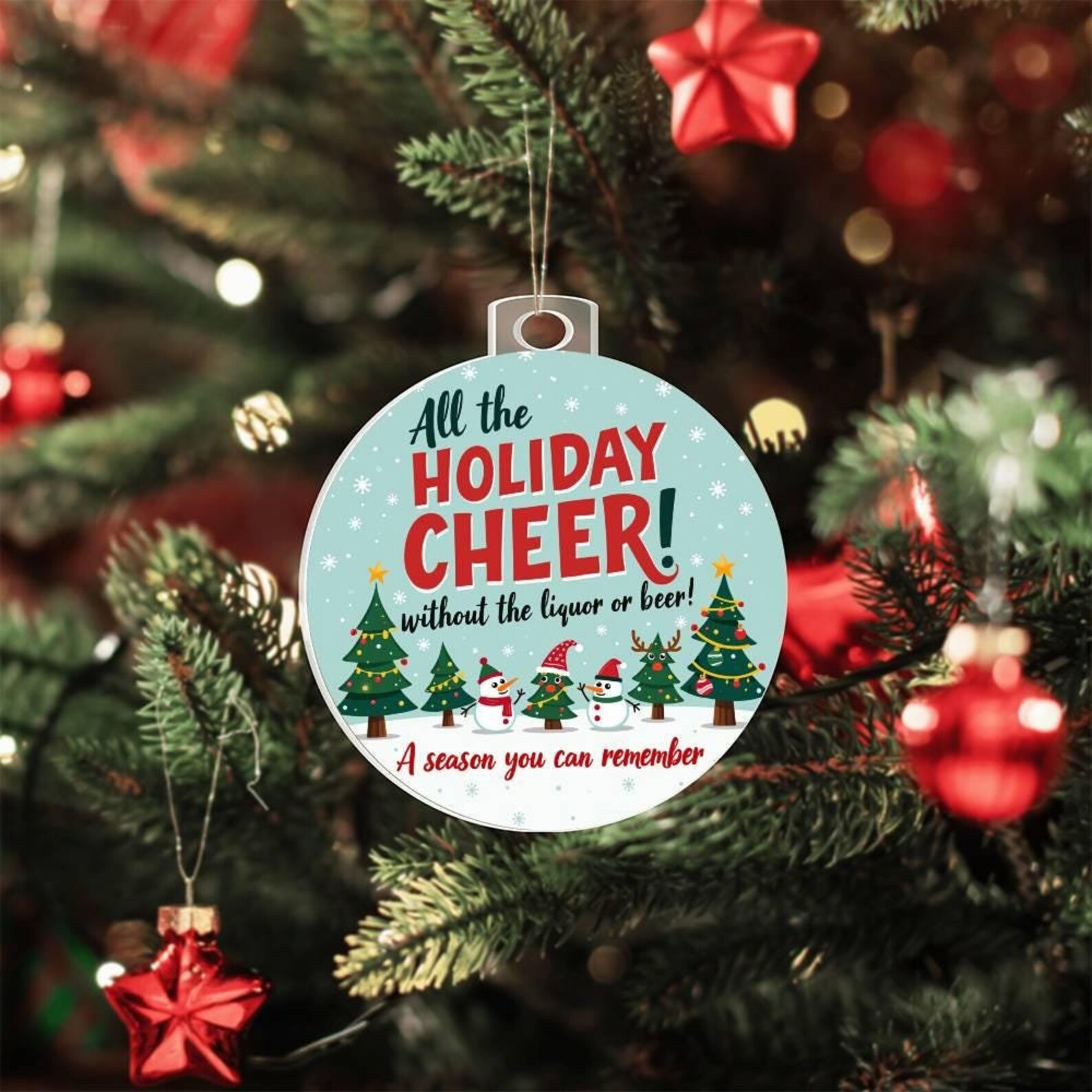 Recovery Christmas Ornament – Celebrating a Sober Holiday - Etsy