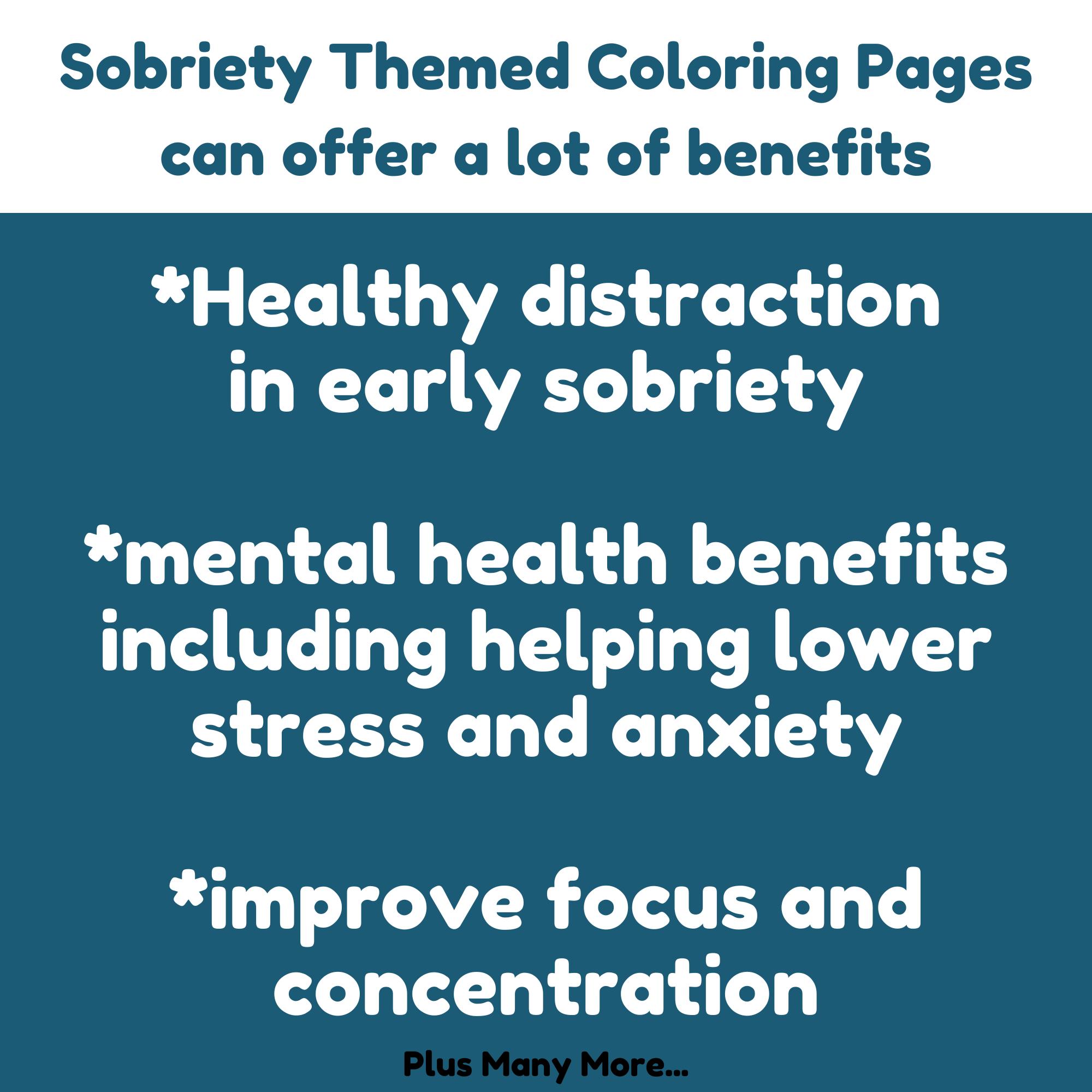 40 Sobriety & Recovery Coloring Pages | Recovery-inspired Adult ...