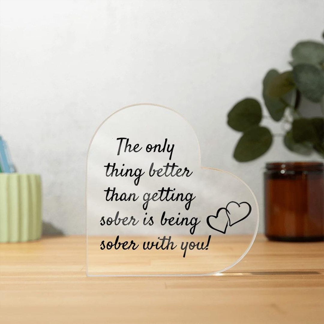 Encouraging Sobriety Gift, Our Sober Life, Recovery Keepsake ...