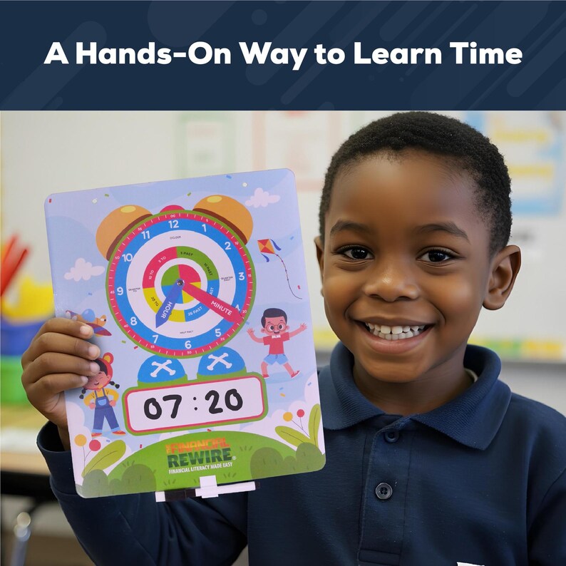 Clock Buddy – Telling Time Learning Clock for Kids | Magnetic Dry Erase ...