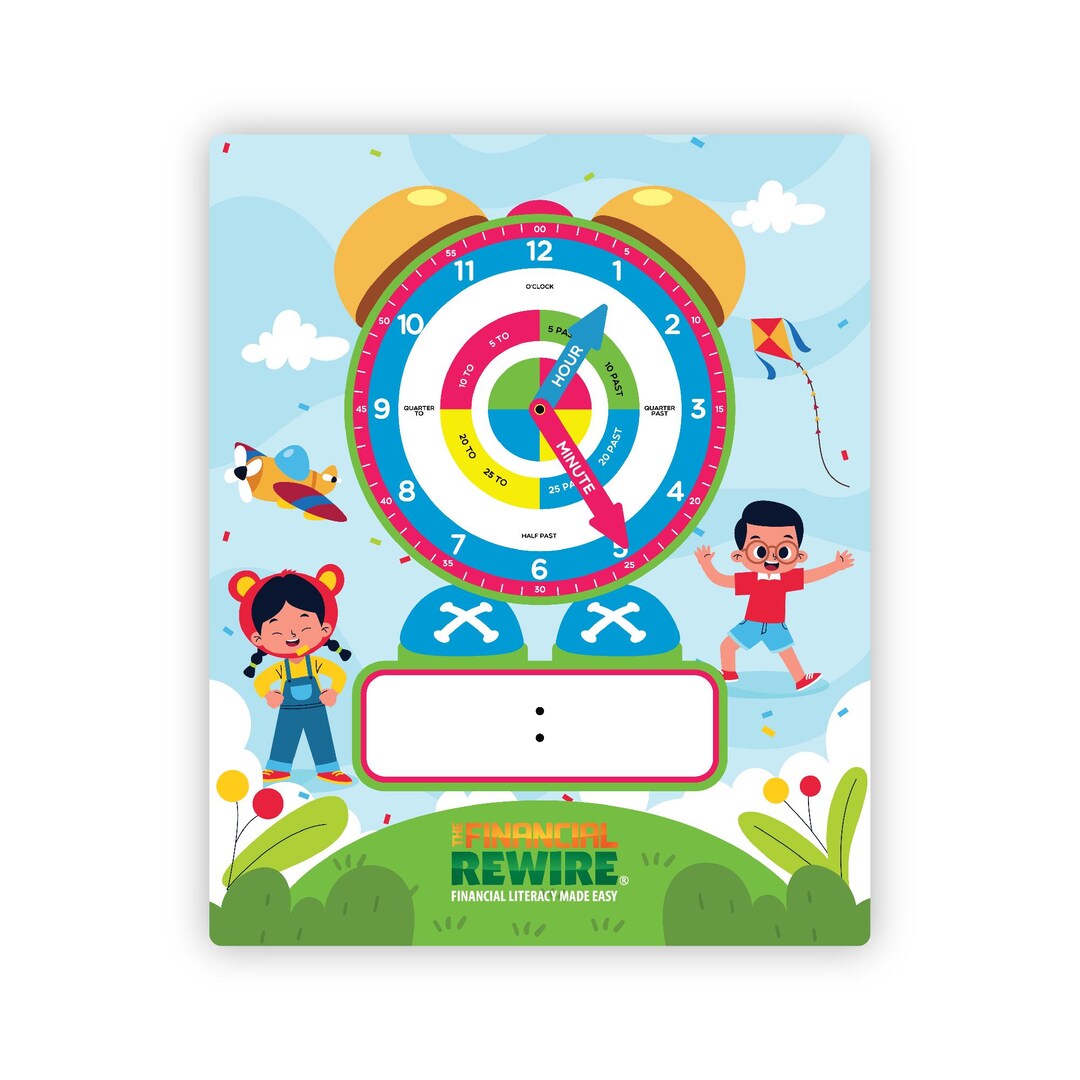 Clock Buddy – Telling Time Learning Clock for Kids | Magnetic Dry Erase ...