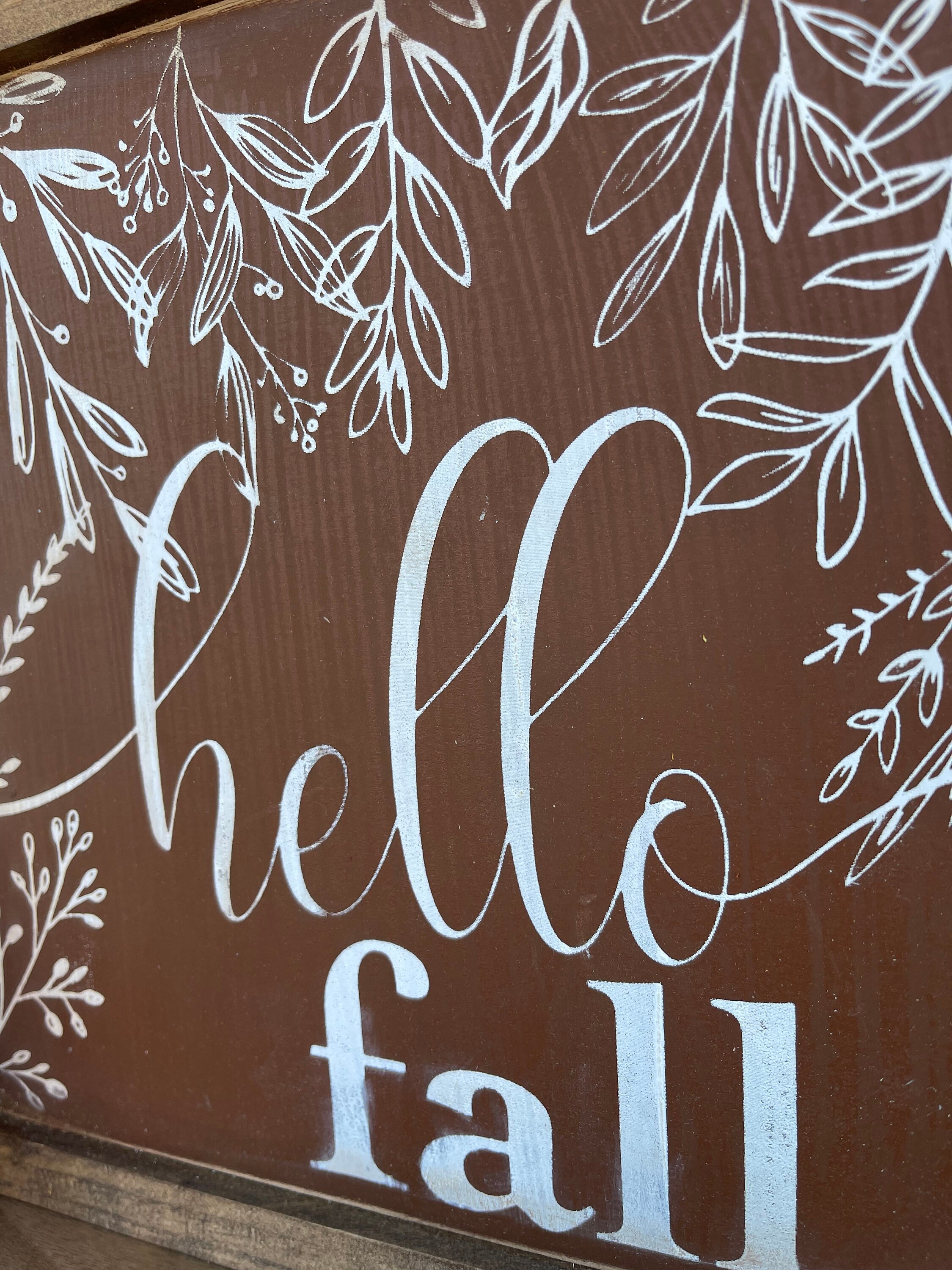 Hello Fall Digital SVG, Fall Sign Svg, - Etsy