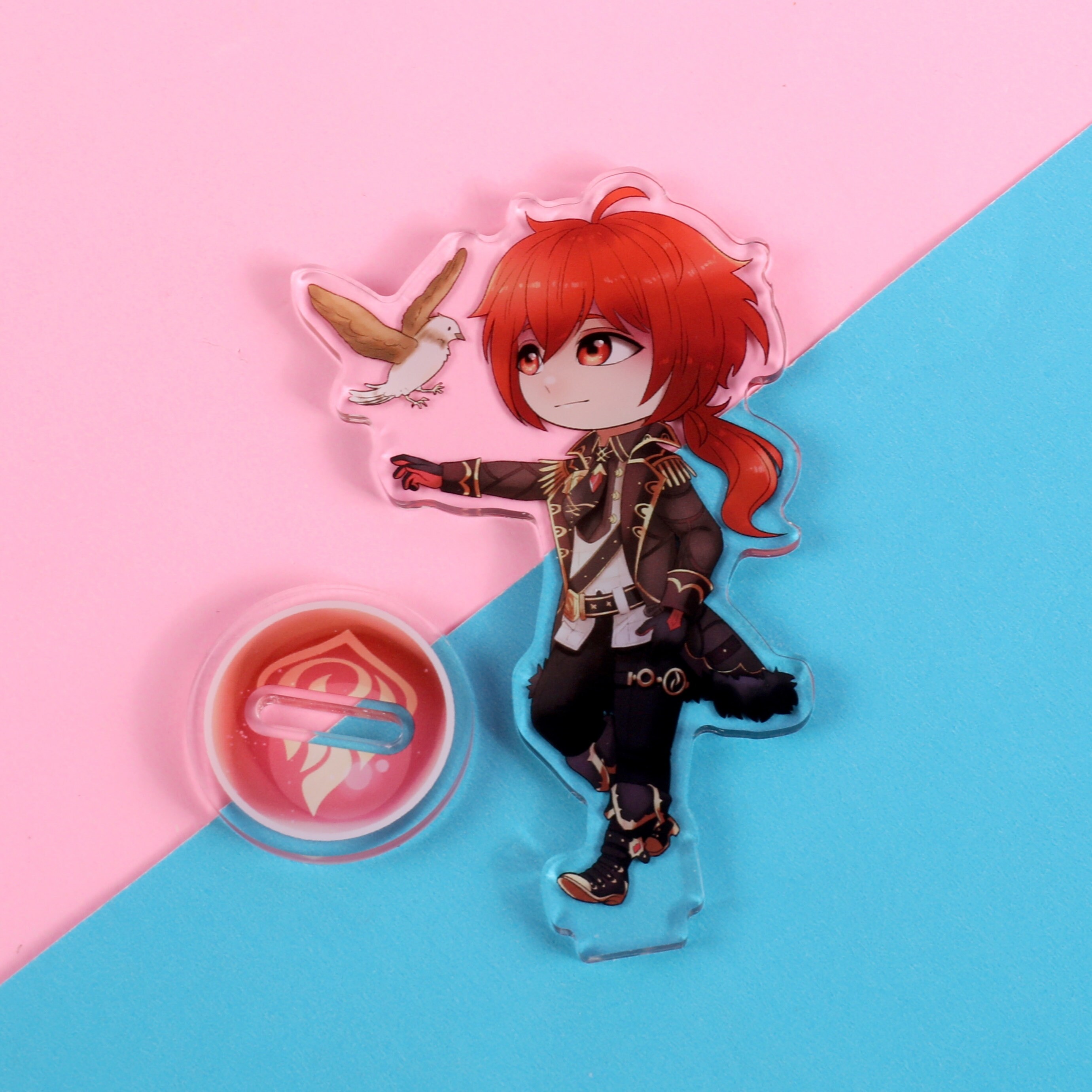 Chibi Diluc Acrylic Standee - Etsy