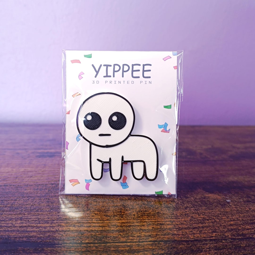 YIPPIE Tism Creature - 3D Printed Pin - Etsy