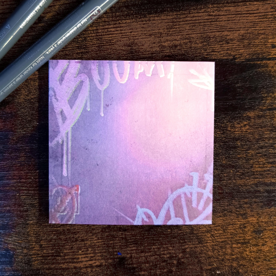 Sticky Notes - Jinxed Graffiti - Etsy