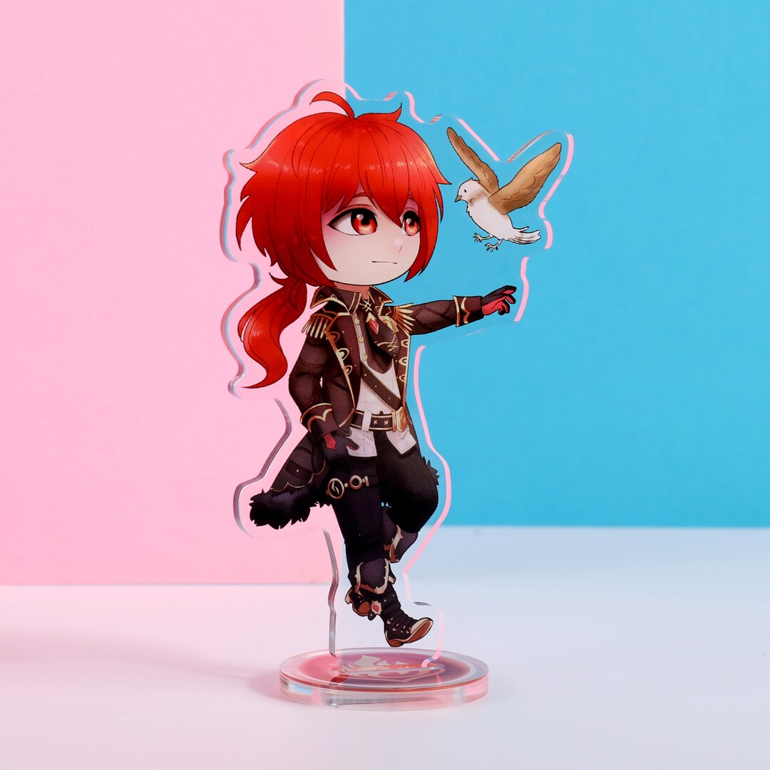 Chibi Diluc Acrylic Standee - Etsy